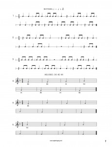 Volume 1 Preview – Sight Singing – Ear Training Melodies and Exercises